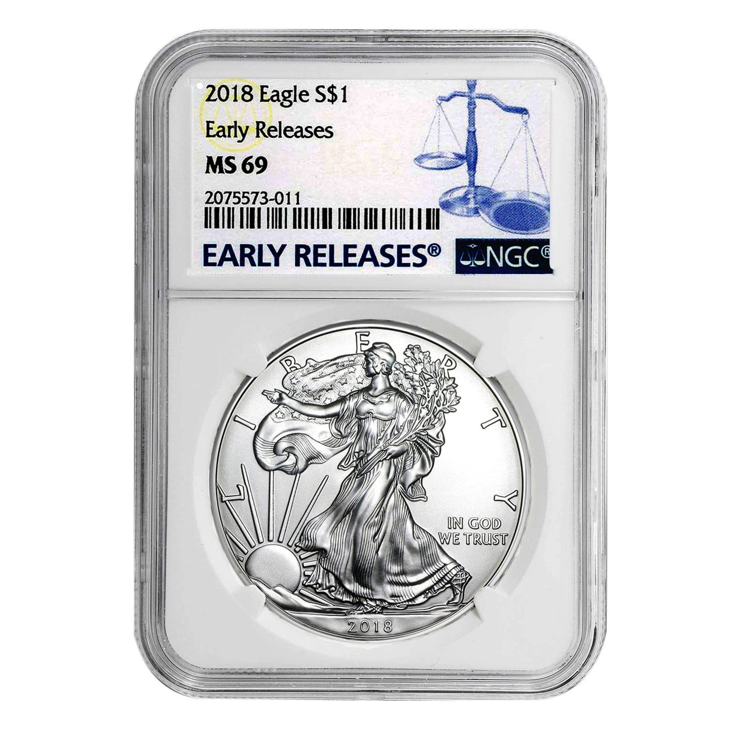 NGC Graded Silver Eagle Coins | Great American Coin Company