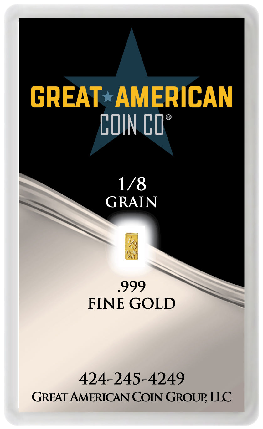 .999 Fine Gold One Grain Bar | Great American Coin Company