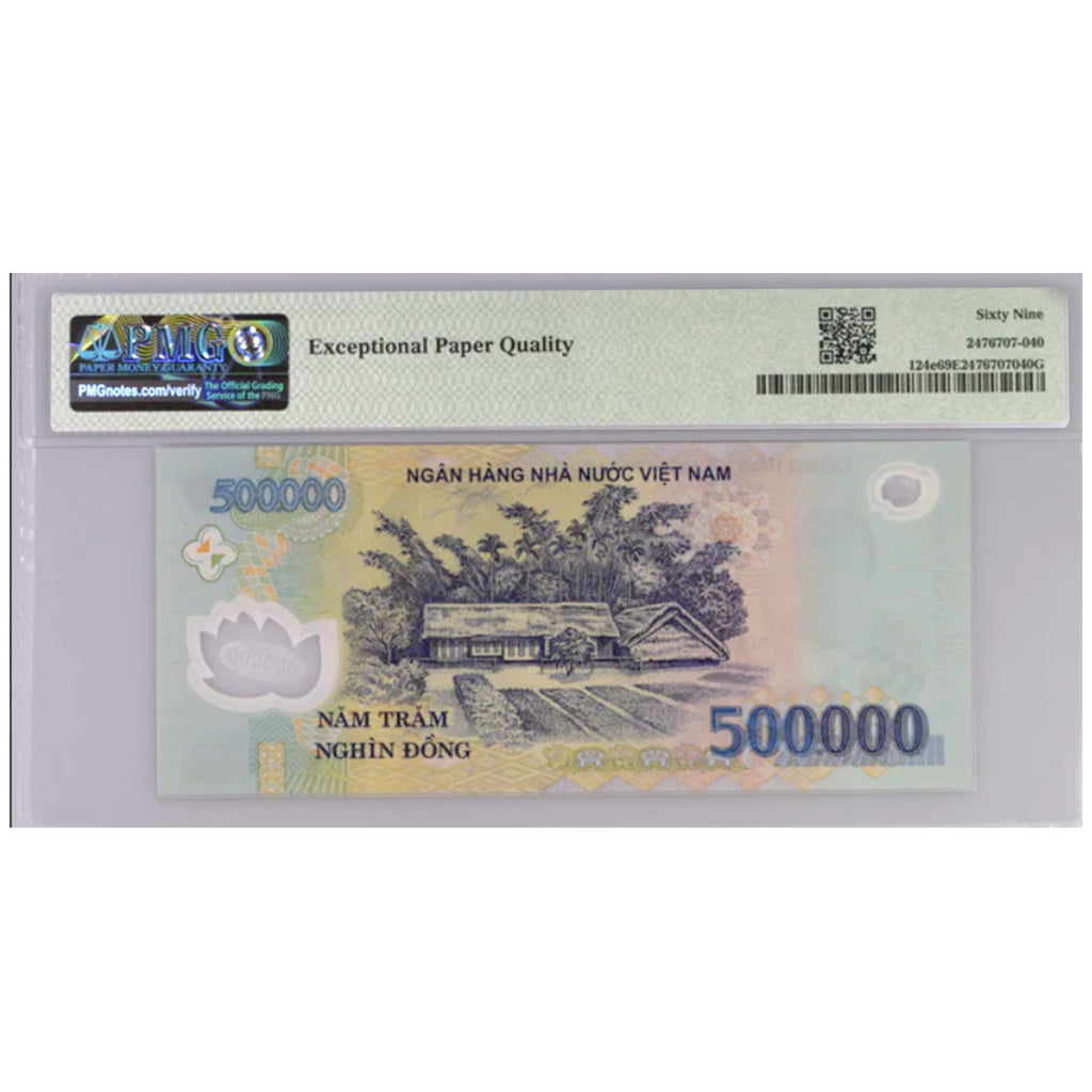 500,000 Vietnamese Dong VND Banknotes PMG Graded 69 PPQ – Great ...