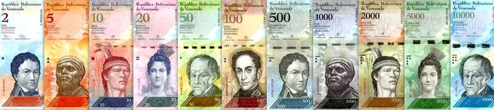 Bolivar Note Sets