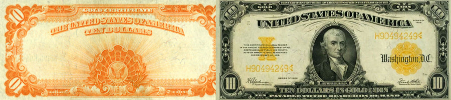 Gold Certificates & Notes | Great American Coin Company