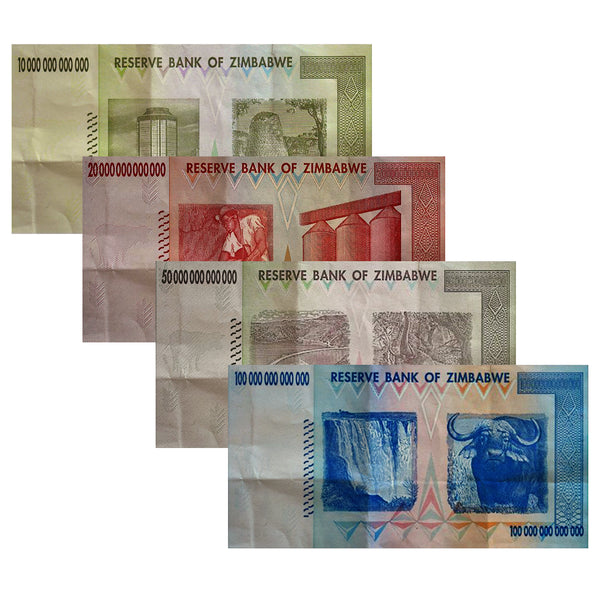 Zimbabwe Trillion Dollar Notes