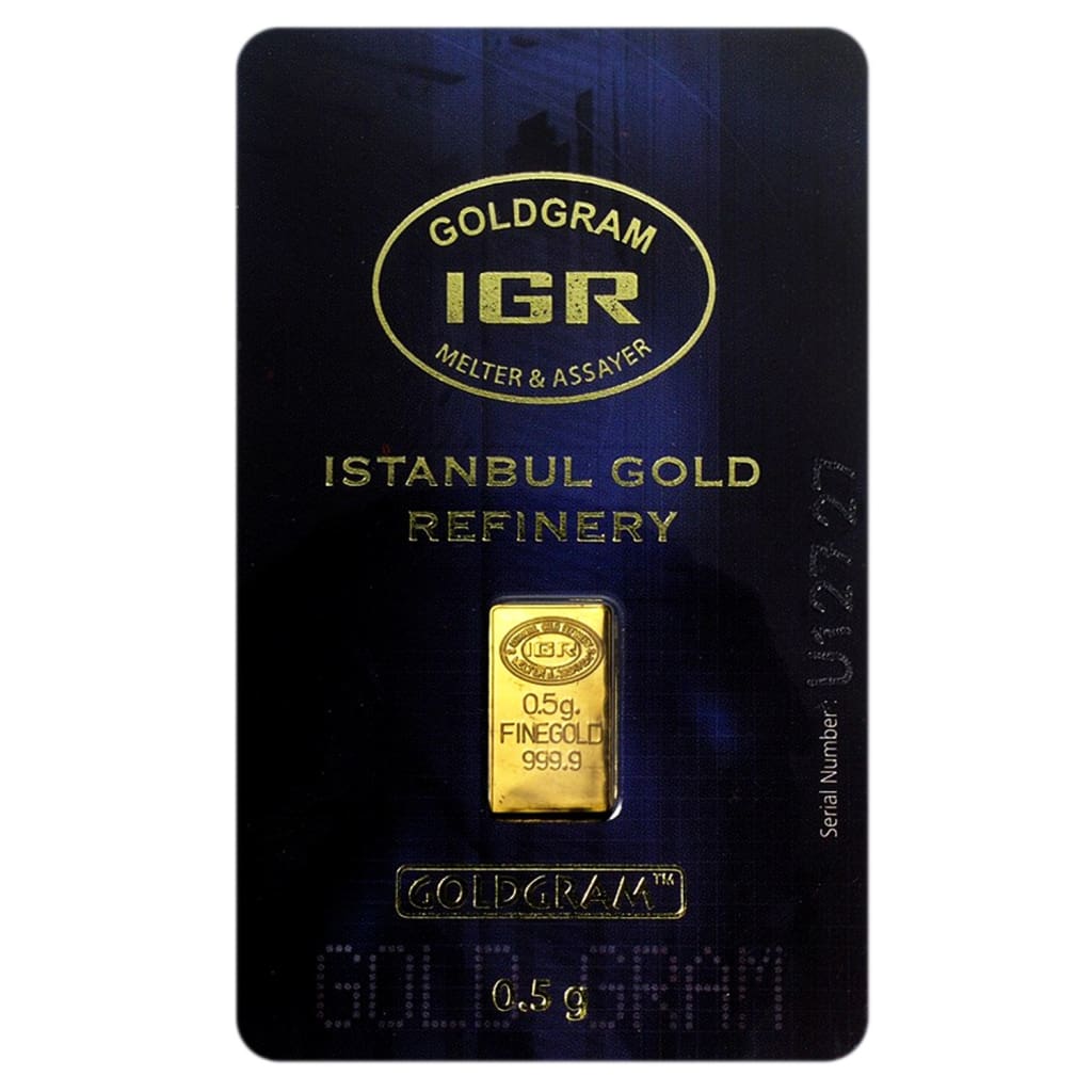 IGR 1/2 Gram .9999 Gold Bar | Great American Coin Company