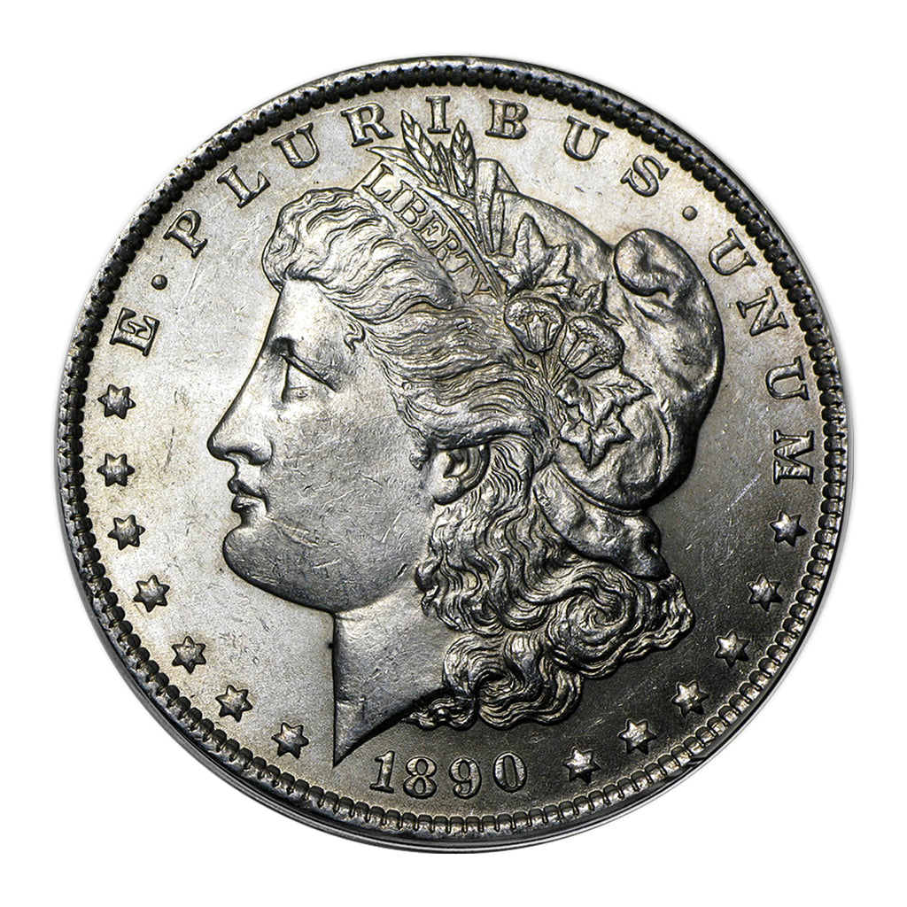 1890 P Morgan Silver Dollar Brilliant Uncirculated BU – Great American ...
