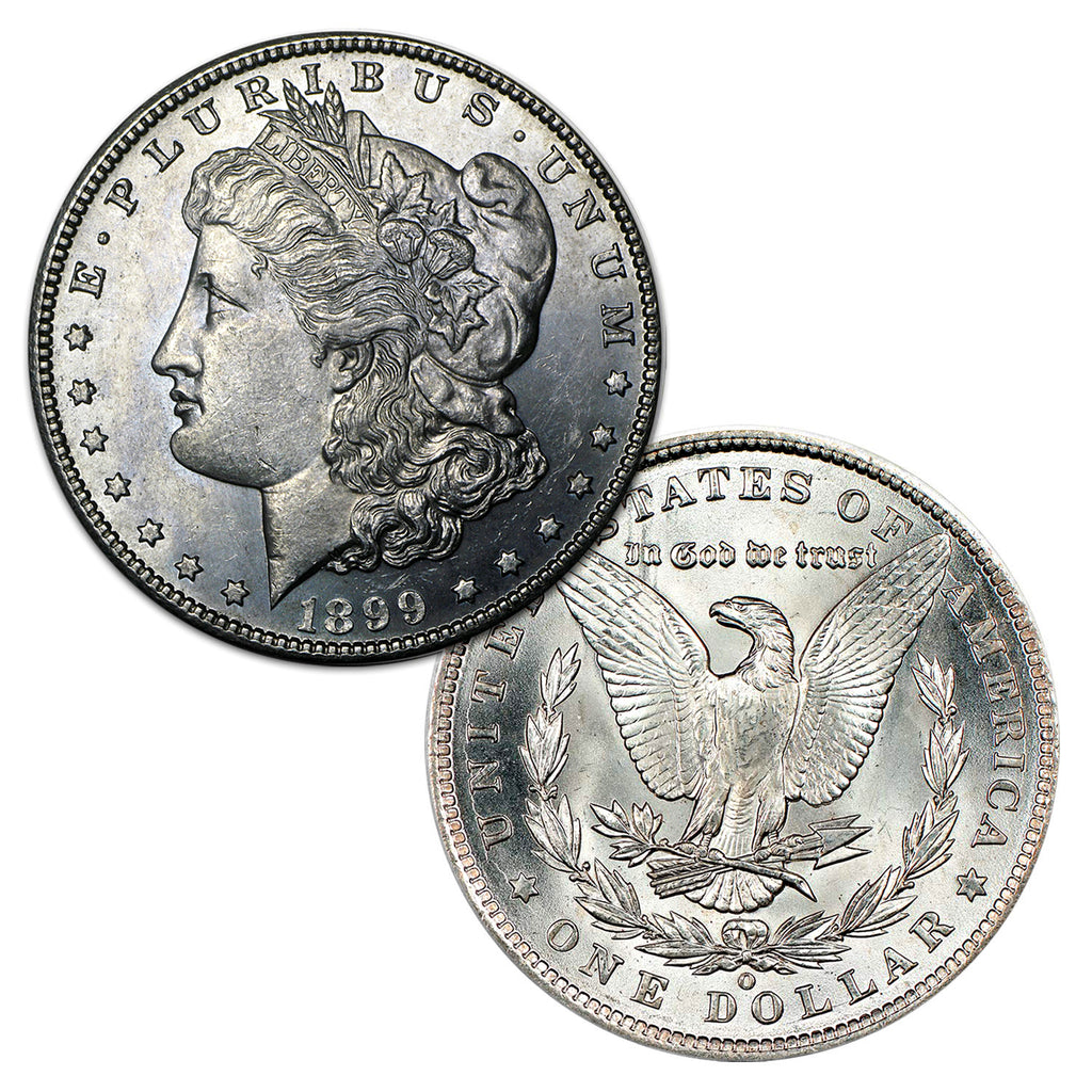 1899 O Morgan Silver Dollar Brilliant Uncirculated BU – Great American ...