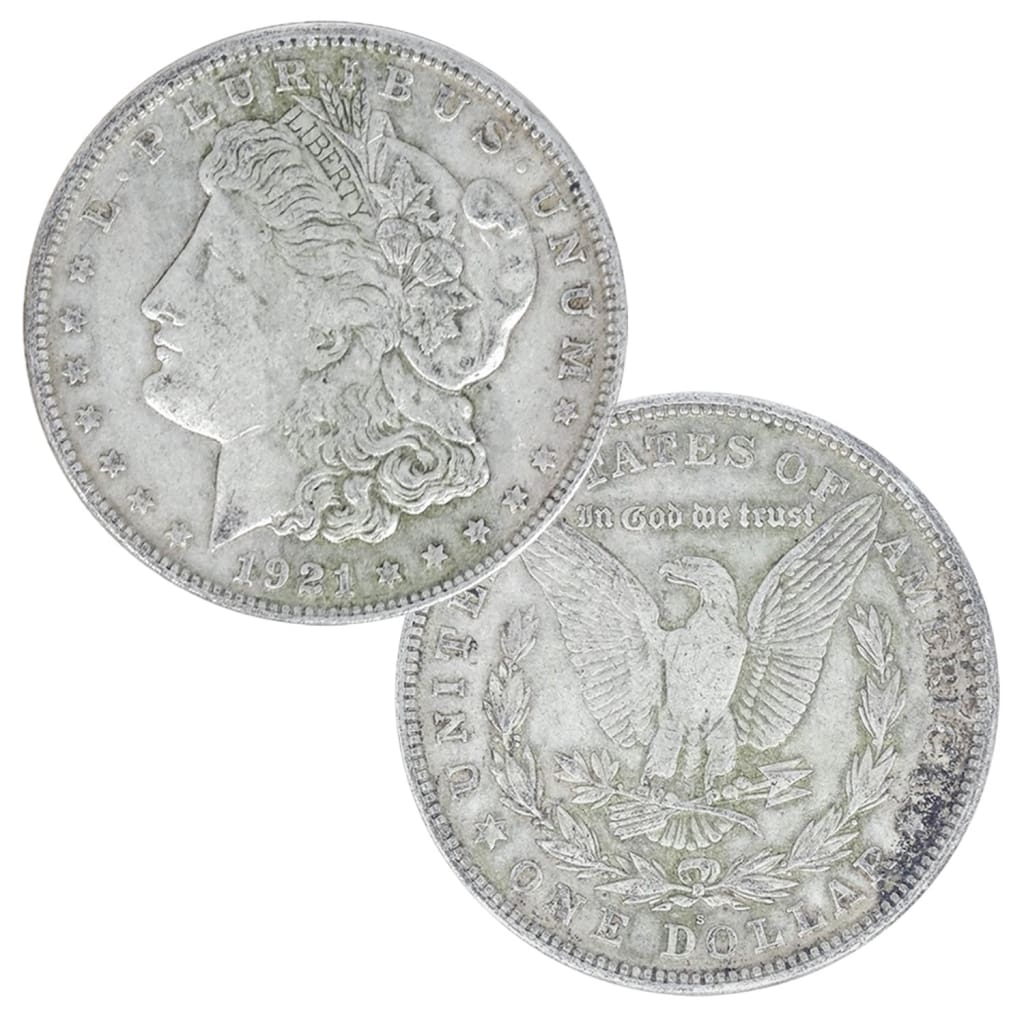 1921 - 90% Silver Morgan Dollar Cull Condition | Great American Coin ...