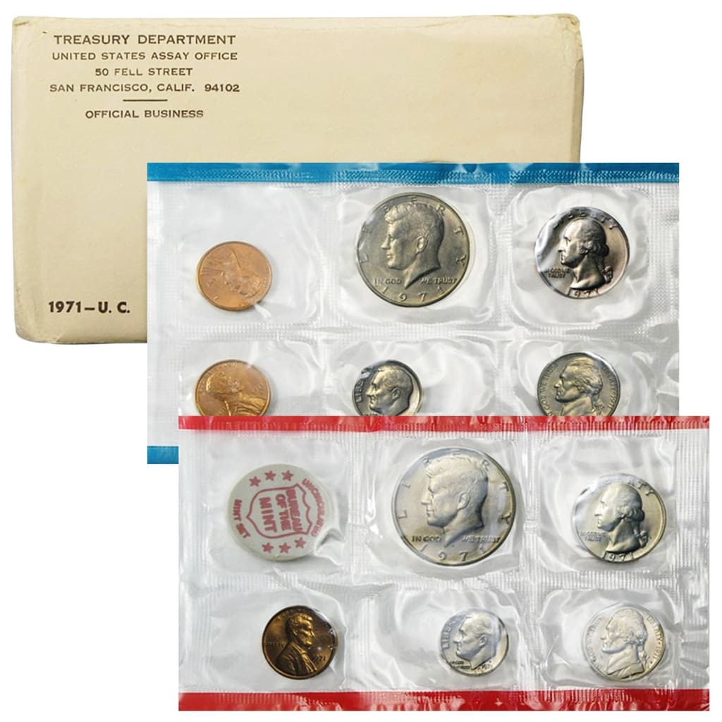 1971 US Mint Set – Great American Coin Company®