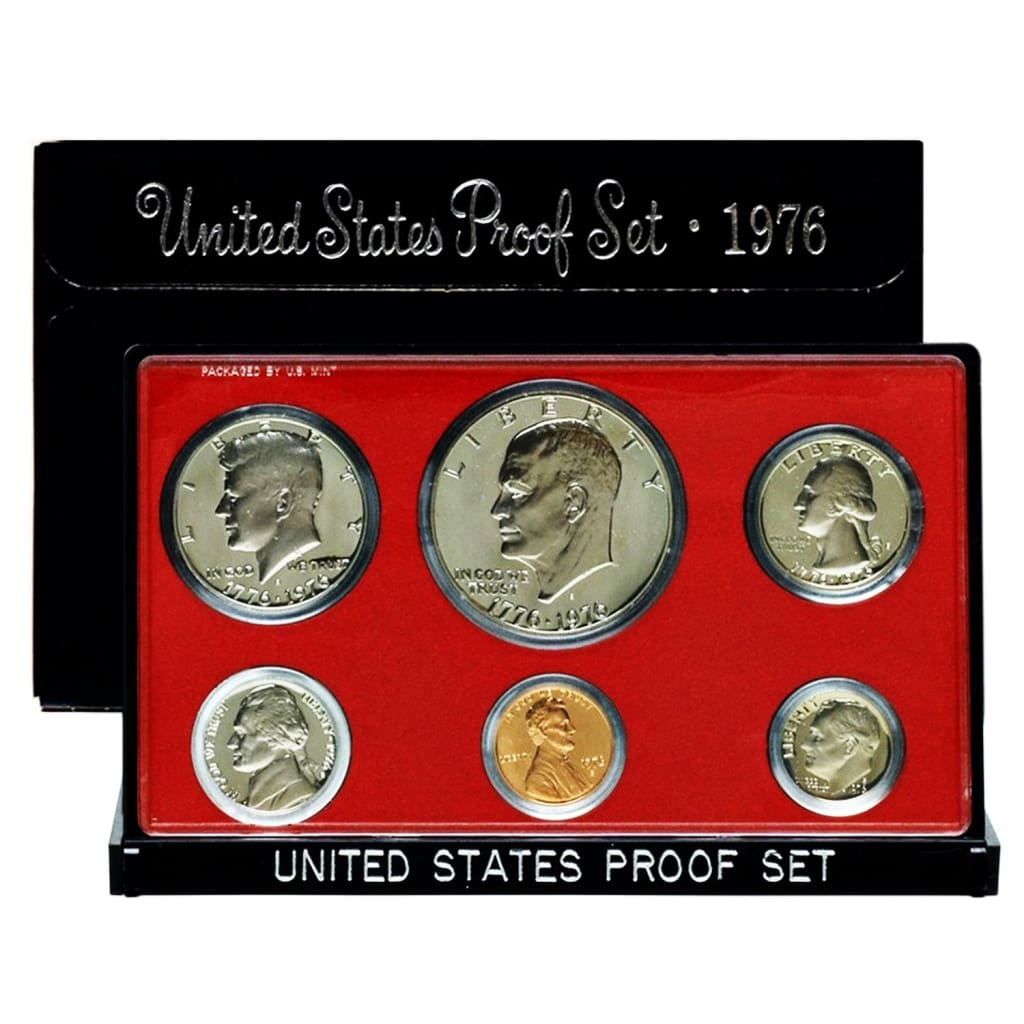 1976 Proof Set - 6 Coin Set – Great American Coin Company®