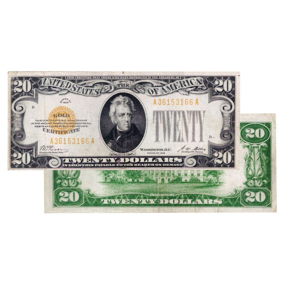 $20-$1000 Gold Certificates & Notes | Great American Coin Company