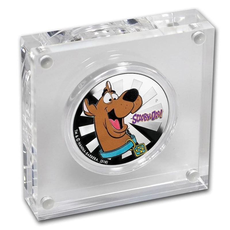 2018 Tuvalu 1 oz .999 Silver Scooby-Doo Colorized Proof with Gift Box