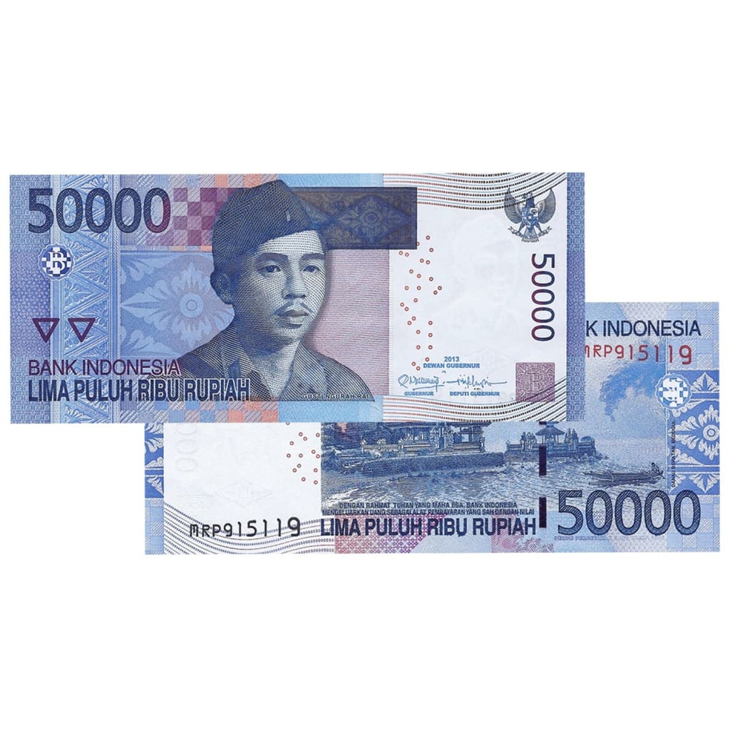 50,000 Indonesian Rupiah Banknote IDR – Great American Coin Company®