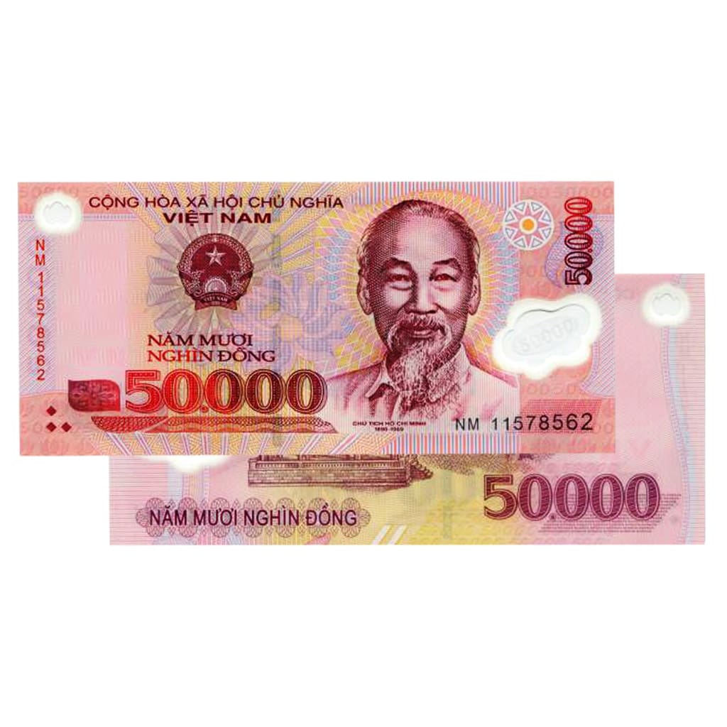 50,000 Vietnamese Dong Banknotes VND – Great American Coin Company®