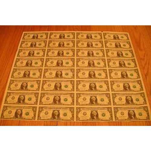 Uncut Paper Currency Sheets | Great American Coin Company